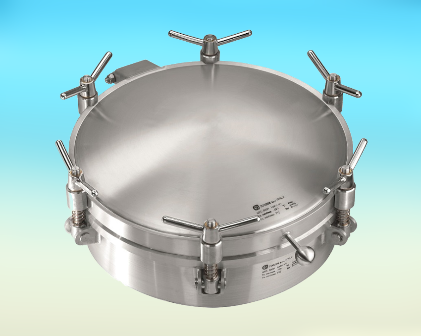 500mm Round Pressure Manway 500P 304L